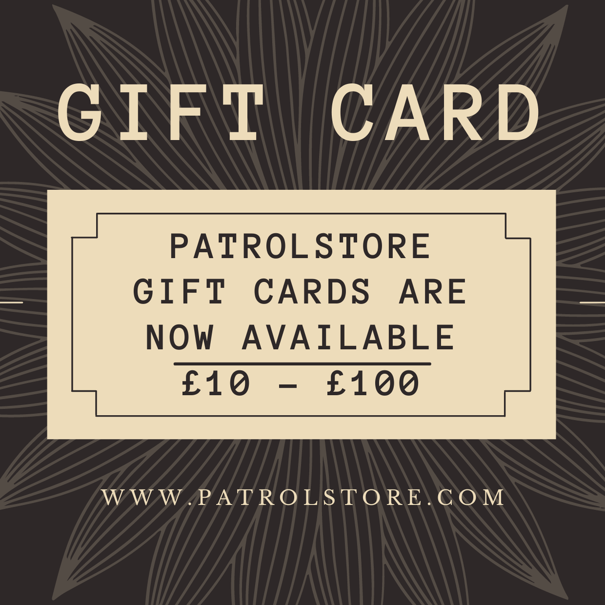 Patrolstore E-Gift Card – Patrol Store