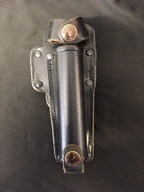 Peter Jones P174LS Baton Holder with Leather Belt Loop, 360 Degree Swi ...